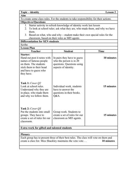 L2 Rules Lesson Plan Pdf