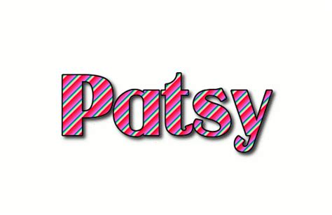 Patsy Logo Free Name Design Tool From Flaming Text