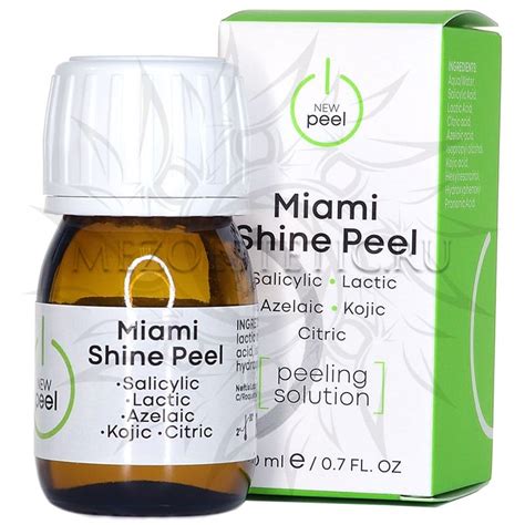 Пилинг для лица New peel Miami shine peel (салициловая, молочная ...