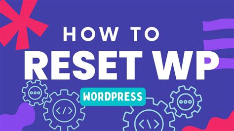 How To Reset WordPress Website In 2 Minutes YouTube