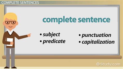 What Constitutes A Complete Sentence