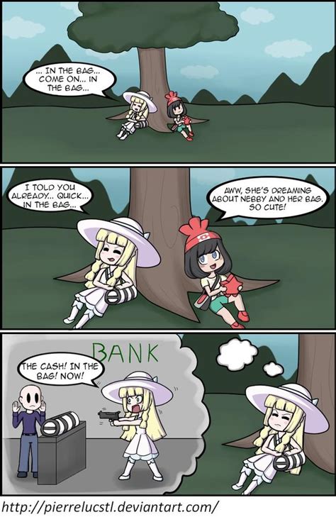 Pokemon Comic In The Bag Get In The Bag Nebby Know Your Meme