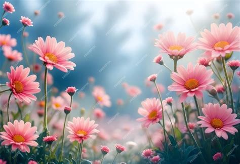 Premium Photo Spring Banner Of Fresh Green Grass And Flowers In