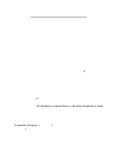 2 Uv Visible Spectroscopy Pdf Ultraviolet Visible Spectroscopy Absorbance