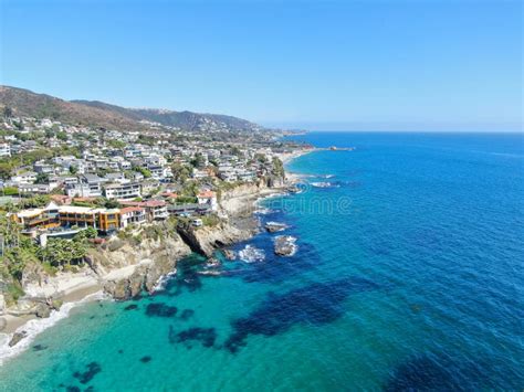Aerial View Of Laguna Beach Coastline California Stock Image Image