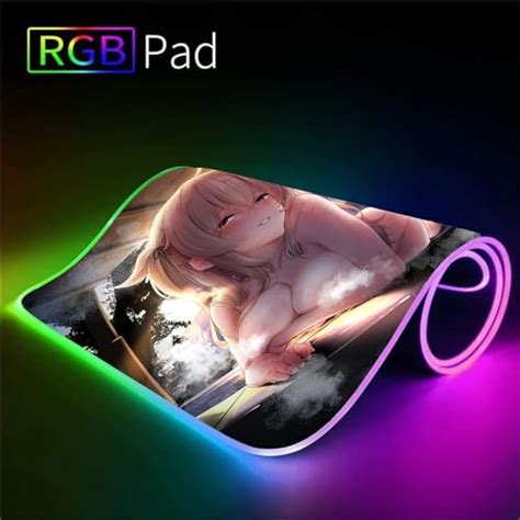 Unleashing Fun With The Armeri Anime Girl Rgb Gaming Mouse Pad