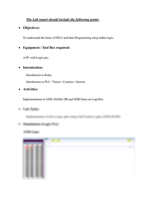 solution logic gates implementation on logixpro and or not nand nor