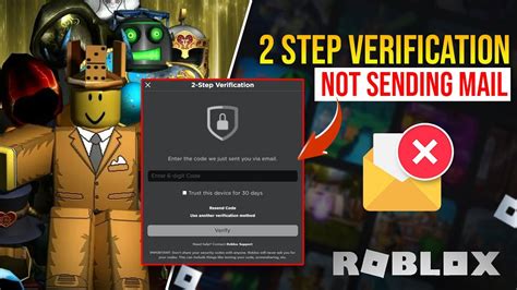 How To Fix Roblox 2 Step Verification Not Sending Email Solve Roblox