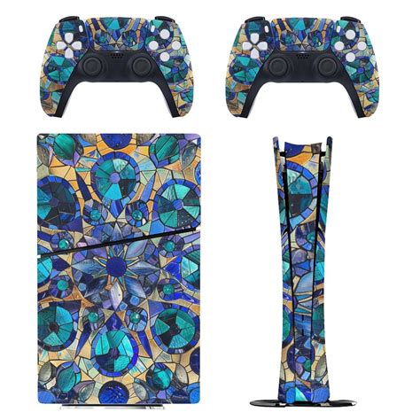 Skin Sticker For Ps5 Slim Standard Disc Digital Edition Console And