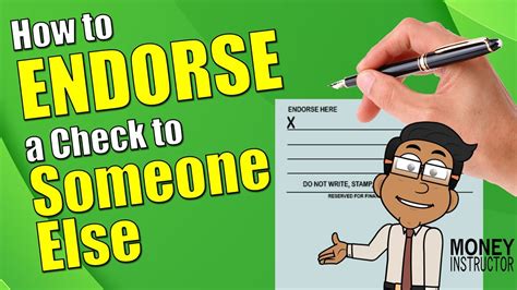 How To Endorse A Check To Someone Else Money Instructor Youtube