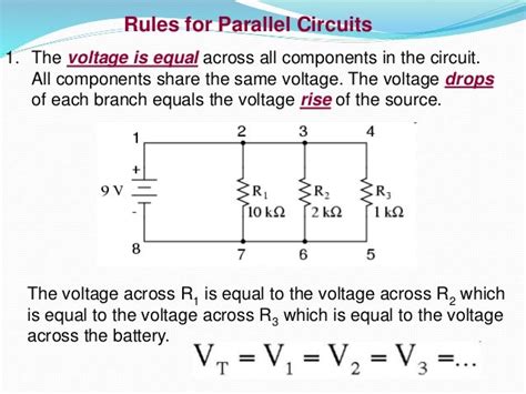Voltage Drop Across Parallel Circuit