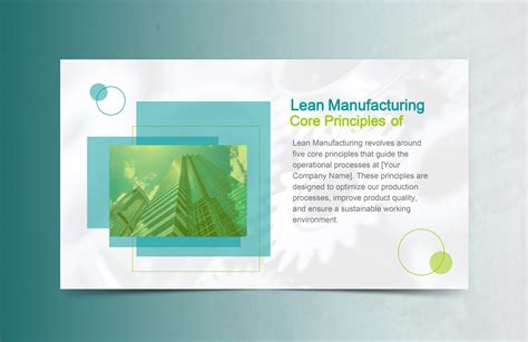 Lean Manufacturing Principles Presentation Template - Download | Template.net