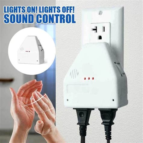 New Clapper Sound Activated Clap Onoff Light Switch Socket Wall