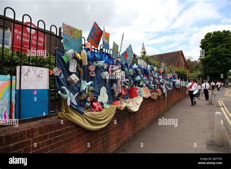 Walton On The Hill Surrey UK St May The Village Pageant Starts With A Parade From