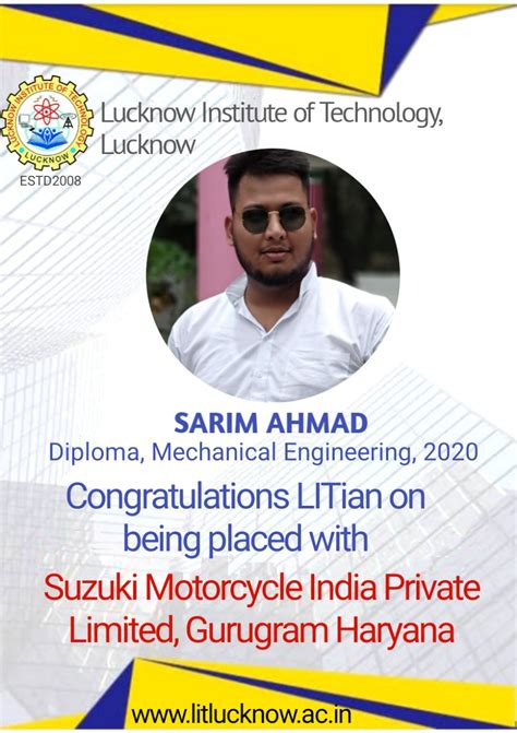 sarim ahmad lucknow institute of technology
