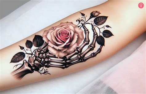 16 Fascinating Skeleton Hand Tattoo Designs For Your Skin