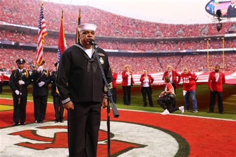 Generald Wilson Sings National Anthem At Arrowhead Stadium 2022 Kc Concerts