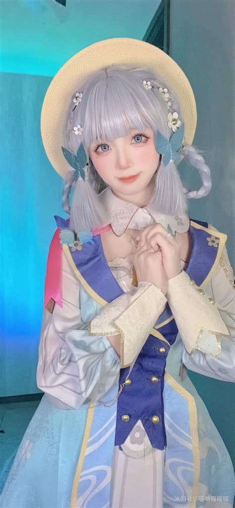 神里绫华 花时来信cos 原神社区 米游社