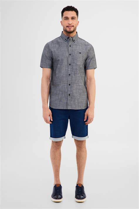 Chemise Manches Courtes En Coton Homme Aubainerie