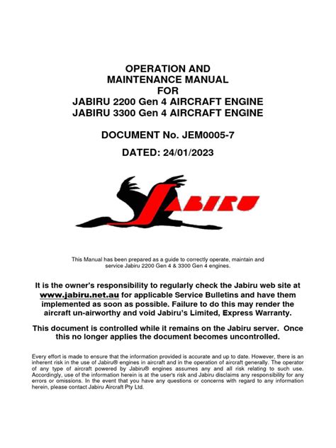 Engine Operation Manual Pdf Ignition System Internal Combustion