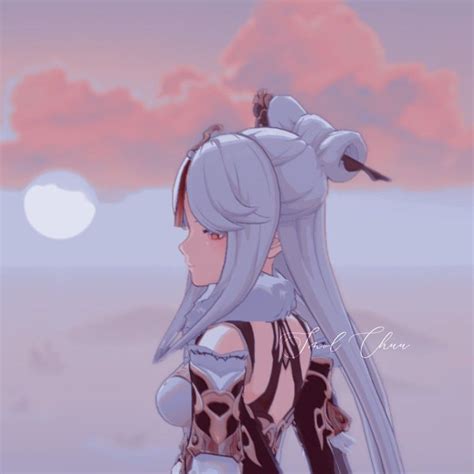 🦢 ₎ ꮺ 12 Ningguang﹒ Cute Anime Profile Pictures Animation