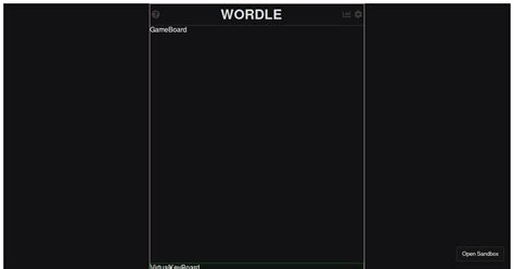 React Wordle Codesandbox