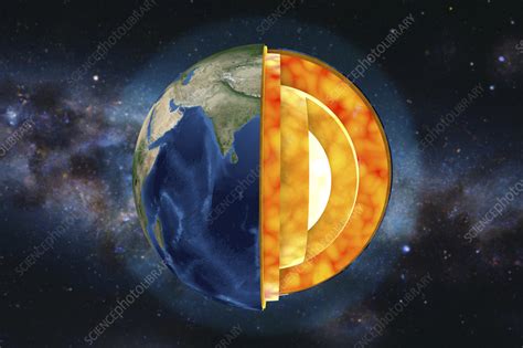 Earths Internal Structure Illustration Stock Image F037 3813