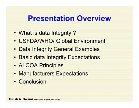 Pharma Data Integrity PDF Databases Computer Software And Applications