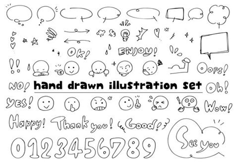 「可愛い絵文字手書き」の写真素材 10804件の無料イラスト画像 Adobe Stock