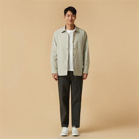 Jaju자주 남 셔츠형 자켓1 Sivillage 에스아이빌리지