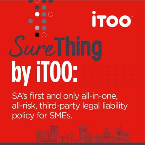 Itoo Special Risks Pty Ltd On Linkedin Itoos Surething Is The First Of Its Kind All In One