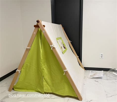 유아텐트 추천 원목 숲소리 인디언플레이텐트 네이버 블로그