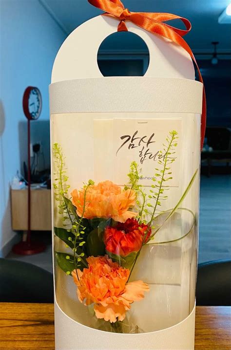 프리윌린이 프리윌린 카네이션 이벤트 기뻐하시는부모님과 자주꽃을안사드린내자신반성하자 내년에도부탁해요