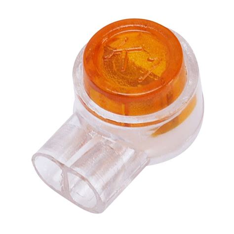 50 Pieces Yellow Button Gel Filled Phone Wire Butt Splice Uy Connector
