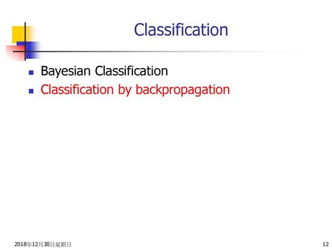 Classification Bayesian Classification 2018年12月30日星期日 Ppt Download