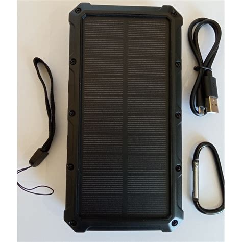 Mah Qi Solar Powerbank W Black