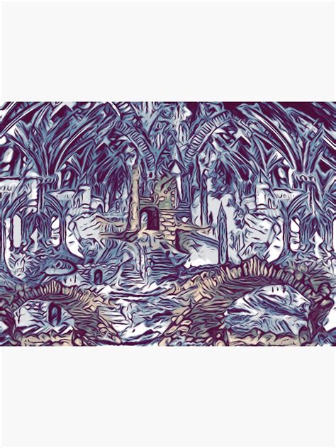 Chaotic Architecture Sticker For Sale By Glenbobagins Redbubble