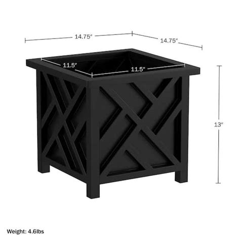 Square Plastic Planter Boxes Square Plastic Plant Pots Groworks