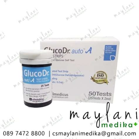 Promo Gluco Dr Auto Sensor Glucose Strip Strip Gula Darah Glucodr Agm4000 Diskon 17 Di Seller