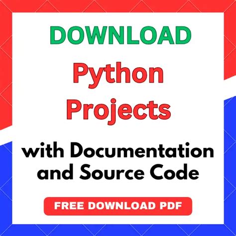 Python Projects With Source Code Pdf And Documentation