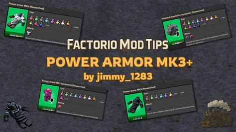 Factorio Mod Spotlight Power Armor Mk3 Youtube