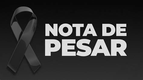 Nota De Pesar Prefeitura Municipal De Couto De Magalhães