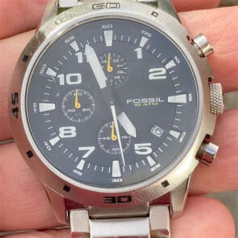 Mens Fossil Ch 2517 Stainless Steel Strap Watch Fully Running New