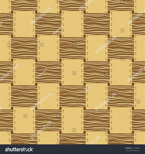 Woven Mat Texture Seamless Vector Pattern Stock Vector Royalty Free Shutterstock
