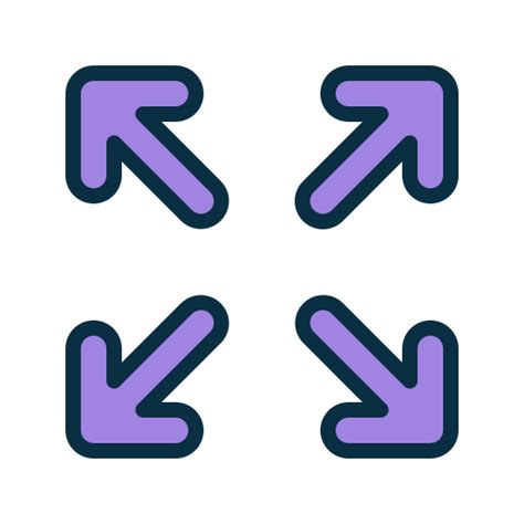 Expend Generic Outline Color Icon