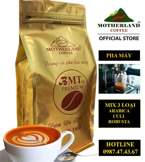 CÀ PhÊ HẠt Pha MÁy Motherland GÓi 1kg
