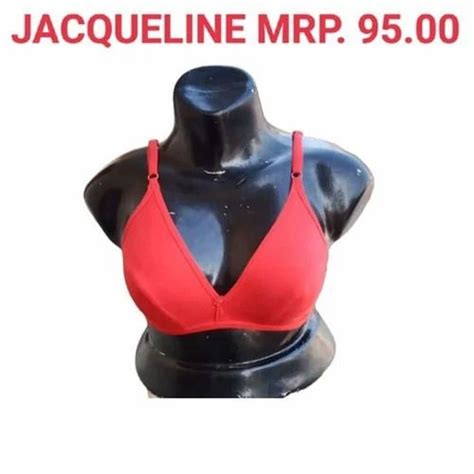Cotton Beginners Ladies Red Plain Padded Bra At Rs 95piece In Jaipur