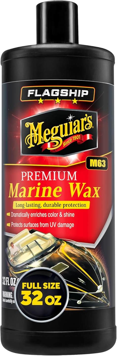 Meguiars M6332 Flagship Premium Marine Wax Easy To Use Boat Polish