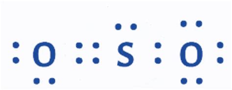 Lewis Dot Structure For So2