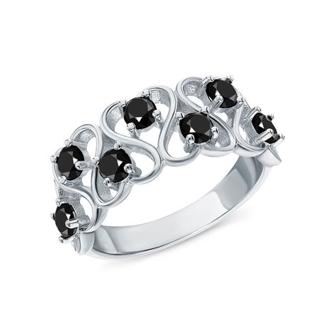 Серебряное кольцо со шпинелью SUNLIGHT S42775-K9W-03: белое серебро 925 ...